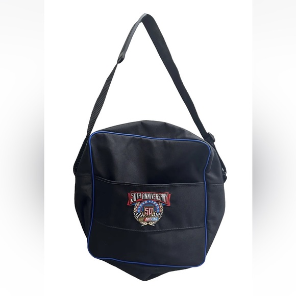 Bags | Nascar 5th Anniversary Duffle Bag 19481998 Black Square Racing ...
